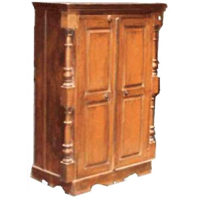 90 Cm Long Metal Fitted Door Almirah - Indian Products