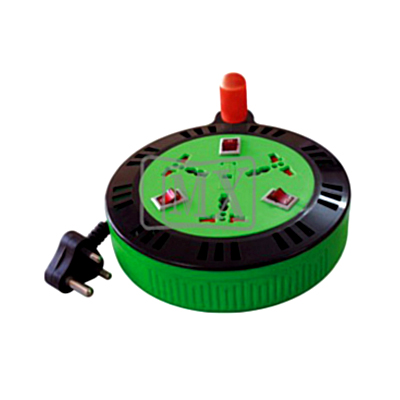3 Pin Universal Extension Box with Individual Switch - Indian Products